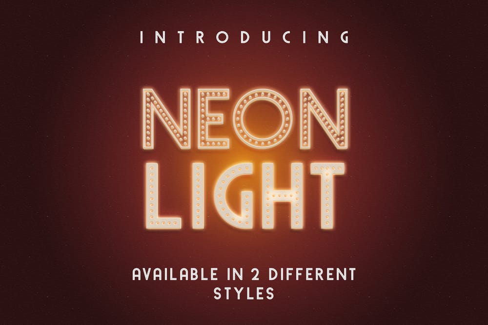 Download Neon Lights Free Font