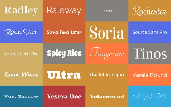 Download an awesome bundle of 100 high quality free fonts