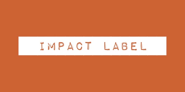 Impact Label font family