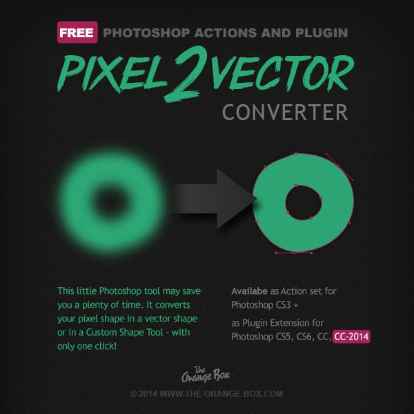 Pixel to vector converter free Photoshop Plugin