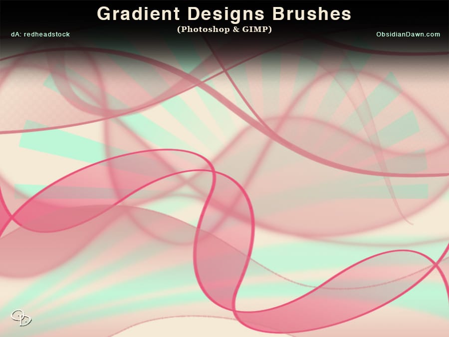 Gradient Designs Photoshop Brushes