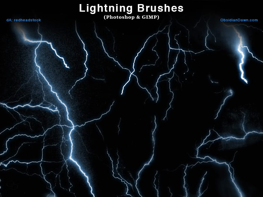 Lightning Photoshop Brushes