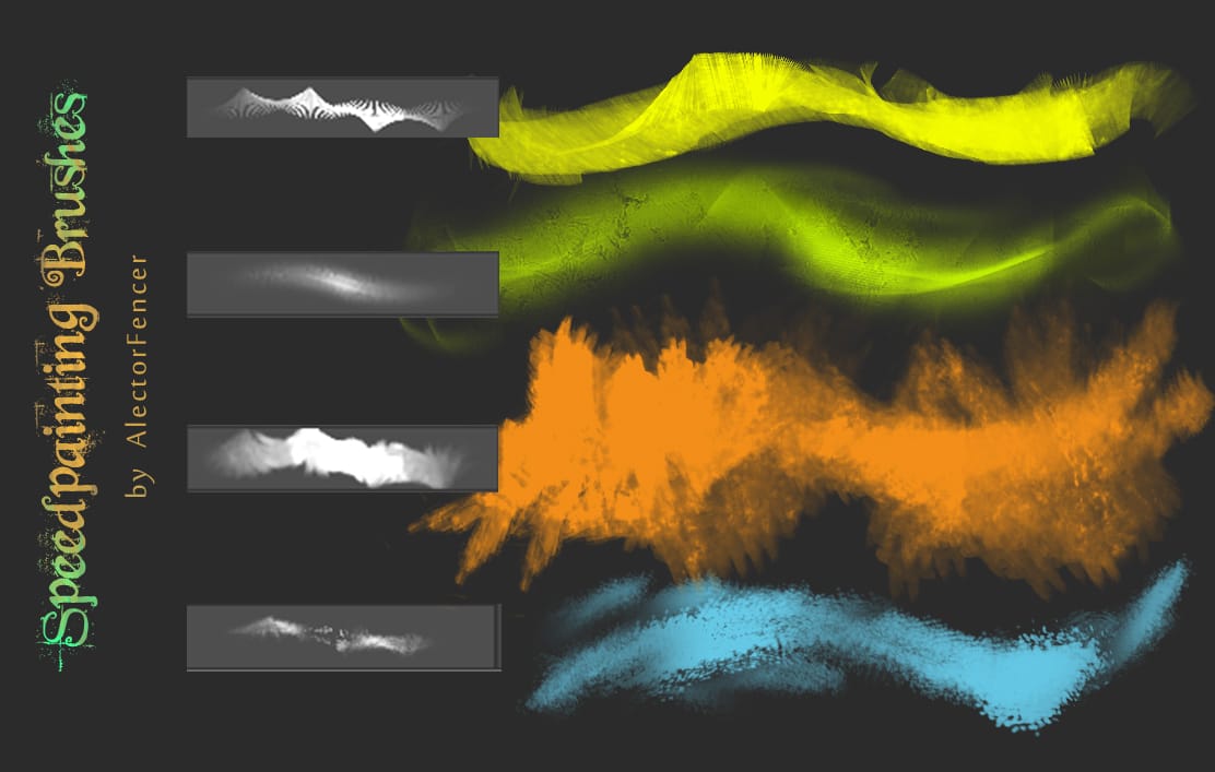 Speed Painting Photoshop Brushes